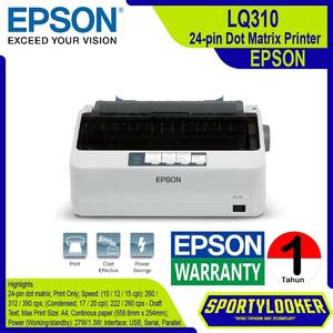 Jual Epson LQ310 24-pin Dot Matrix Printer - Kota Depok - SportyLooker | Tokopedia