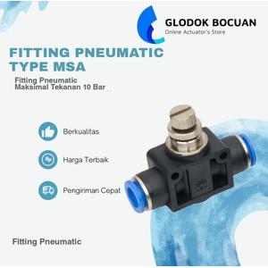 Jual MSA 10 Fitting Speed Control Pneumatic Slip Lock Selang 10mm x 10mm - Jakarta Barat ...
