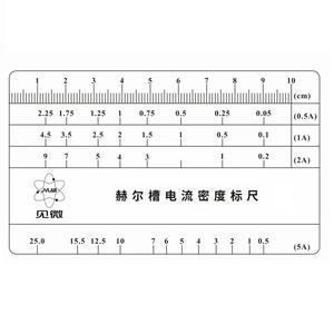 Jual Hull Cell Scale Electric Current Density Ruler (ASD) Ampere Scale ...