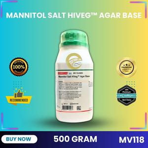 Jual Mannitol Salt HiVeg Agar Base - Media Mikrobiologi, 500 Gram - Kab. Bogor - Ergotama Lab ...