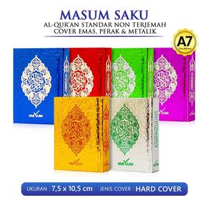Jual Alquran Kecil Hafalan Al Quran Saku Masum Quran Mini Kelir A7 HVS ...