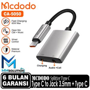 Jual MCDODO Splitter Type C To Jack Audio 2in1 For iPhone 15 Pro Max ...