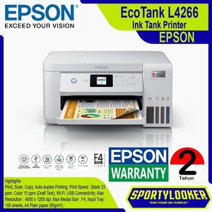 Jual Epson EcoTank L4266 Multifunction Ink Tank Printer Wi-Fi Duplex ...
