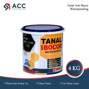 Jual Tanal Cat Anti Bocor Waterproof Ukuran 4 KG - Cat Tembok Exterior ...