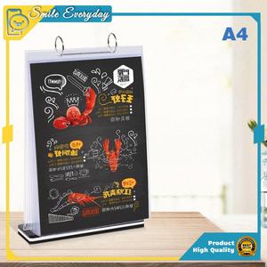 Jual Stand Menu Akrilik A4 Rak Menu Akrilik Acrylic Menu Stand Tempat ...