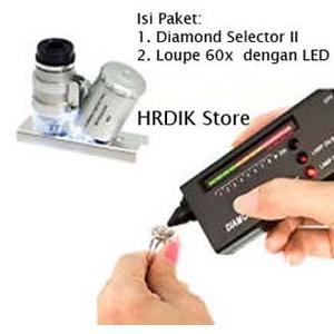 Jual Diamond Selector II + Loupe 60x Zoom with LED - PAKET Lengkap ...