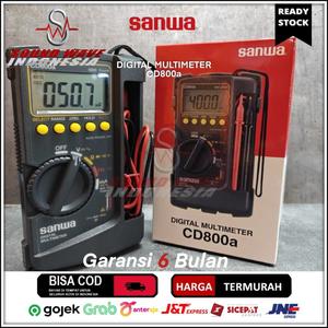 Jual SANWA CD800A MULTIMETER DIGITAL MULTITESTER AVOMETER - Kota ...