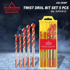 Jual Produk Mata Bor Drill Set 5 pcs Multi Purpose Bor Besi Beton Kayu ...