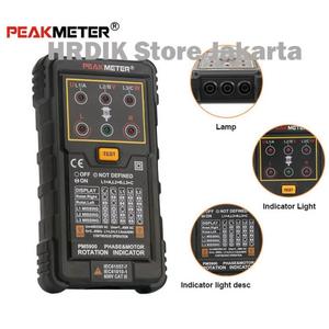 Jual PM5900 Three Phase Rotation Indicator Peakmeter Motor Sequence PM ...
