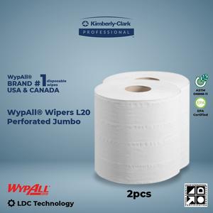 Promo WYPALL L20 Perforated Jumbo Roll Wipers - Tissue Pengganti Majun ...