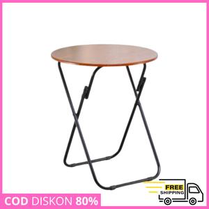 Jual Meja Lipat Bulat Kayu Minimalis Ukuran 60x60cm / Meja Makan Bulat ...