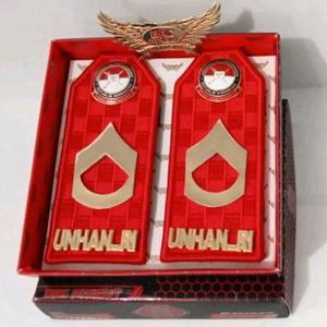 Jual [NEW] Pangkat Pdu UNHAN_RI kopral exclusive bordir merah lis merah ...