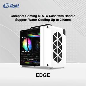 Promo Casing PC Enlight EDGE (M-ATX) Water Cooler UP 2 Fan, Support VGA ...