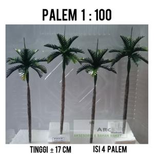 Jual Maket / Miniatur Pohon Palem Raja Skala 1:100 untuk Arsitektur ...