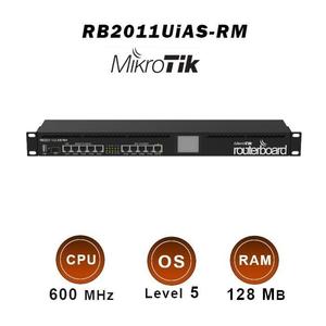 Jual Mikrotik RB2011UIAS-RM , RouterBoard 5 x 100mbps , 5 Gigabit , 1 ...