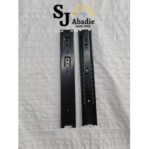 Jual (25 Set) Rel Laci Hitam Full Extension Double Track HUBEN FE45 30 ...