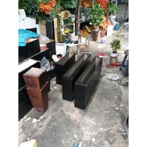 Jual pot kayu partisi panjang 100cm tinggi 80cm untuk tanaman plastik ...