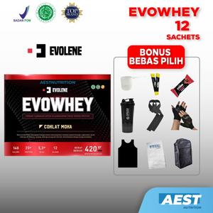 Jual Evolene Evowhey Susu Evo Whey Protein Kemasan Box isi 12 Sachet ...