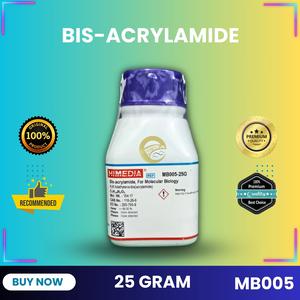 Jual Bis-Acrylamide | C7H10N2O2, For Molecular Biology, 25 gram - Kab ...