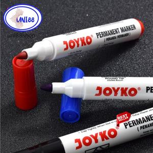 Jual Spidol Permanen Joyko Permanent Marker Round Tip Spidol Penanda ...