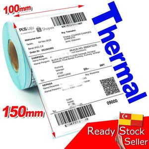 Jual Produk LABEL THERMAL STIKER 100mm x100mm LABEL STICKER DIRECT ...