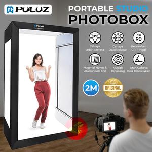 Jual big sale Fotobox 200cm 2 meter LED Portable PhotoBox Mini Studio ...