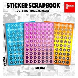 Jual STICKER HURUF DECO ALPHABET UNTUK NUMBER AESTHETIC STICKER CUT ...