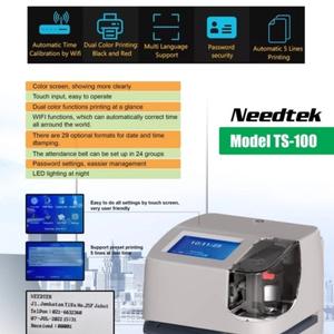 Jual NEEDTEK TS-100 Automatic Time and Date Stamp Mesin Absen Cheklok ...