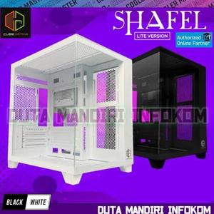 Jual (Kl0E) Cube Gaming Shafel Lite - Tempered Glass M-Atx Gaming Case ...