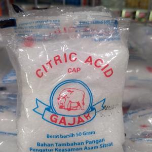 Jual CITRIC ACID CITRUN CAP GAJAH 50 GR ISI 5 PACK - Jakarta Pusat ...