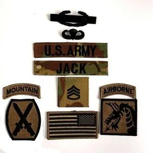 Jual .Us Army 18Th Airborne Staff Sergeant Rank Insignia Badge Cp Camo ...