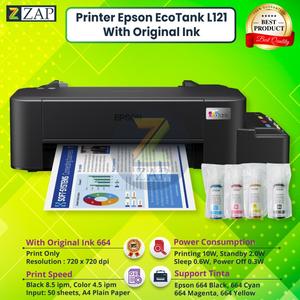 Promo Printer Epson L121 A4 Ink Tank Printer Epson L121 L 121 l121 ...