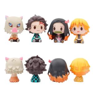 Jual 4pcs Demon Slayer figure Tanjiro Nezuko figurine Inosuke Zenizu A ...