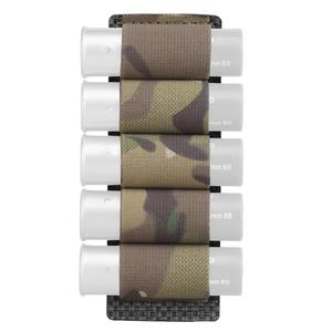 Jual Tactical Elastic 5 Gauge Shotgun Shell Holder Molle Shotshell Han ...