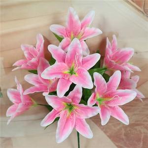 Jual BUNGA LILY 95017 1 TANGKAI 9 CABANG BUNGA UNTUK DEKORASI PESTA ...