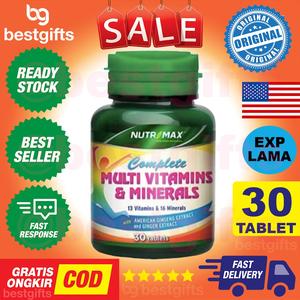 Jual NUTRIMAX COMPLETE MULTIVITAMINS MINERALS 30 TABLET - 30 TABLET ...