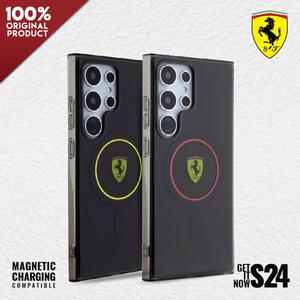 Jual Case Samsung S24 Ultra 5G Ferrari Magsafe Smoke In Circle Cover ...