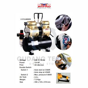 Jual - Kompresor Angin Mini Tanpa Oli 1/4 HP 3.5L WIPRO 5KD Compressor ...
