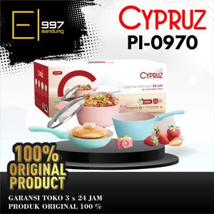 Jual Paket Cookware Set CYPRUZ PI 0970 / PI0970 Colorful Series Set 4 ...