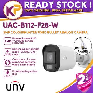 Jual UNIVIEW UAC-B112-F28-W UNV 2MP COLORHUNTER 4IN1 BULLET ANALOG CAMERA - 4mm - Jakarta Utara ...