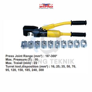 Jual - Tang Press Skun Hidrolik WIPRO KYQ300/Tang Skun Kabel CRIMPING ...
