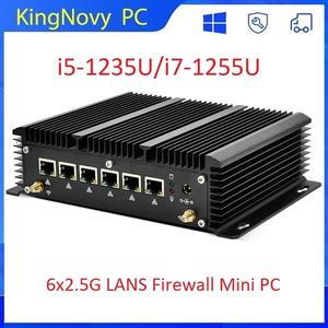 Jual 12Th Gen Firewall Soft Router Intel Core I7 1255U I5 1235U Ddr5 6 ...