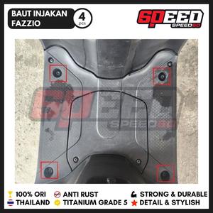 Jual Baut Dek Injakan Step Yamaha Fazzio Titanium Grade 5 Thailand King ...