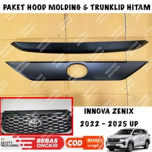 Jual Paket Hood Molding Trunk Lid Innova Zenix 2023 2024 2025 Hitam ...
