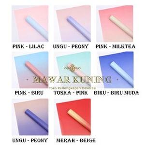 Jual [ 20 Lembar ] Gradasi Warp Paper / Kertas Cellophane Bunga ...