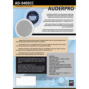 Jual AUDERPRO CEILING SPEAKER PRO AD-840SCC - Ceiling Speaker Pro 8 ...