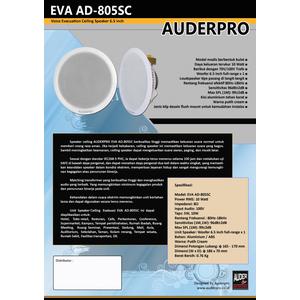 Jual HARGA CEILING SPEAKER AUDERPRO EVA AD-805SC - Voice Evacuation speaker - Jakarta Barat ...