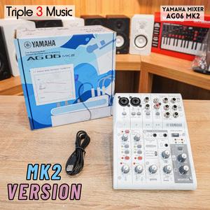 Jual NEW SALE Yamaha AG06 Mk2 6-channel Mixer and USB Audio Interface ...