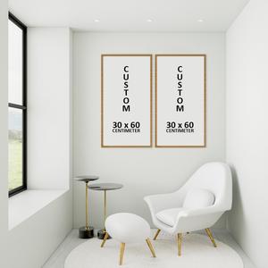 Jual CUSTOM Hiasan Dinding Model Rectangle ukuran 30X60 Cm - Box - Kota ...