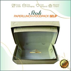 Jual Paper Lunch Box SELIP SML Kraft Coklat/ Dus Box Kemasan Makanan ...